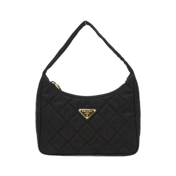 Prada | Bags | Prada Black Leather Shoulder Bag Ne51 | Poshmark